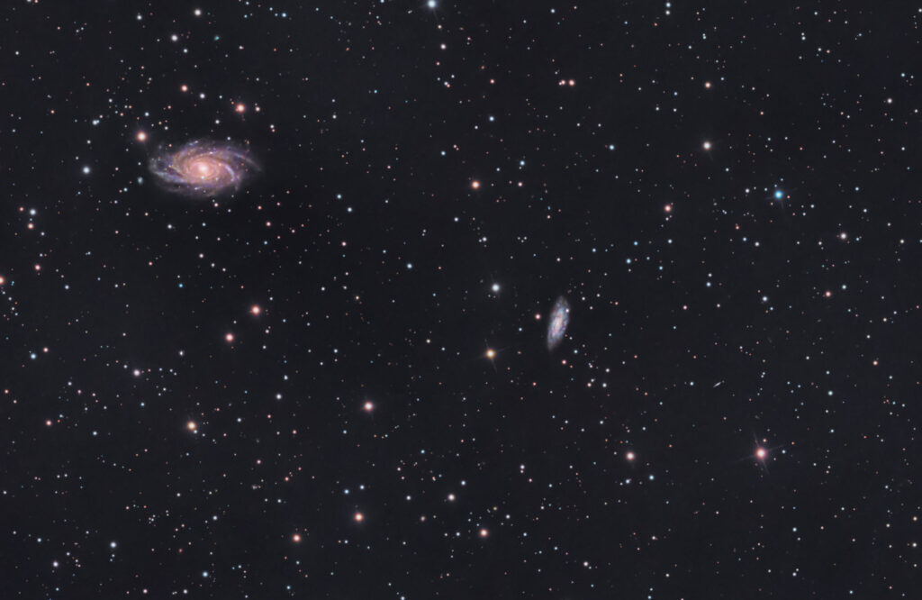 Foto di Massimo Di Fusco: Coppia di galassie nella Giraffa (NGC 2336 e ...