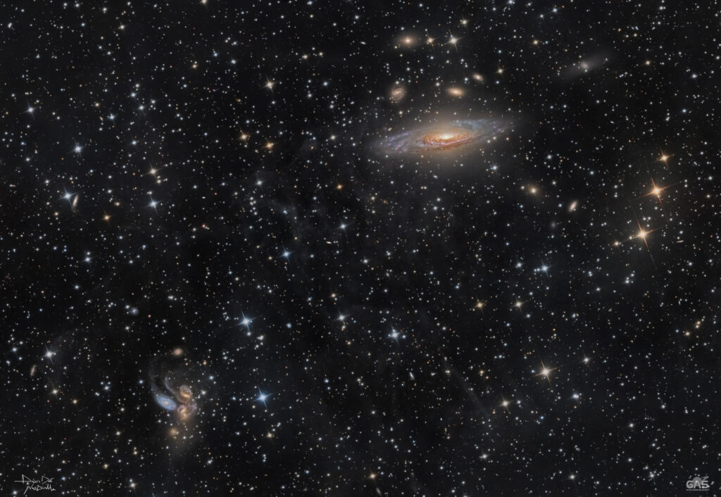 Foto di Davide Nardulli: NGC 7331 e Quintetto di Stephan - Cosmo2050